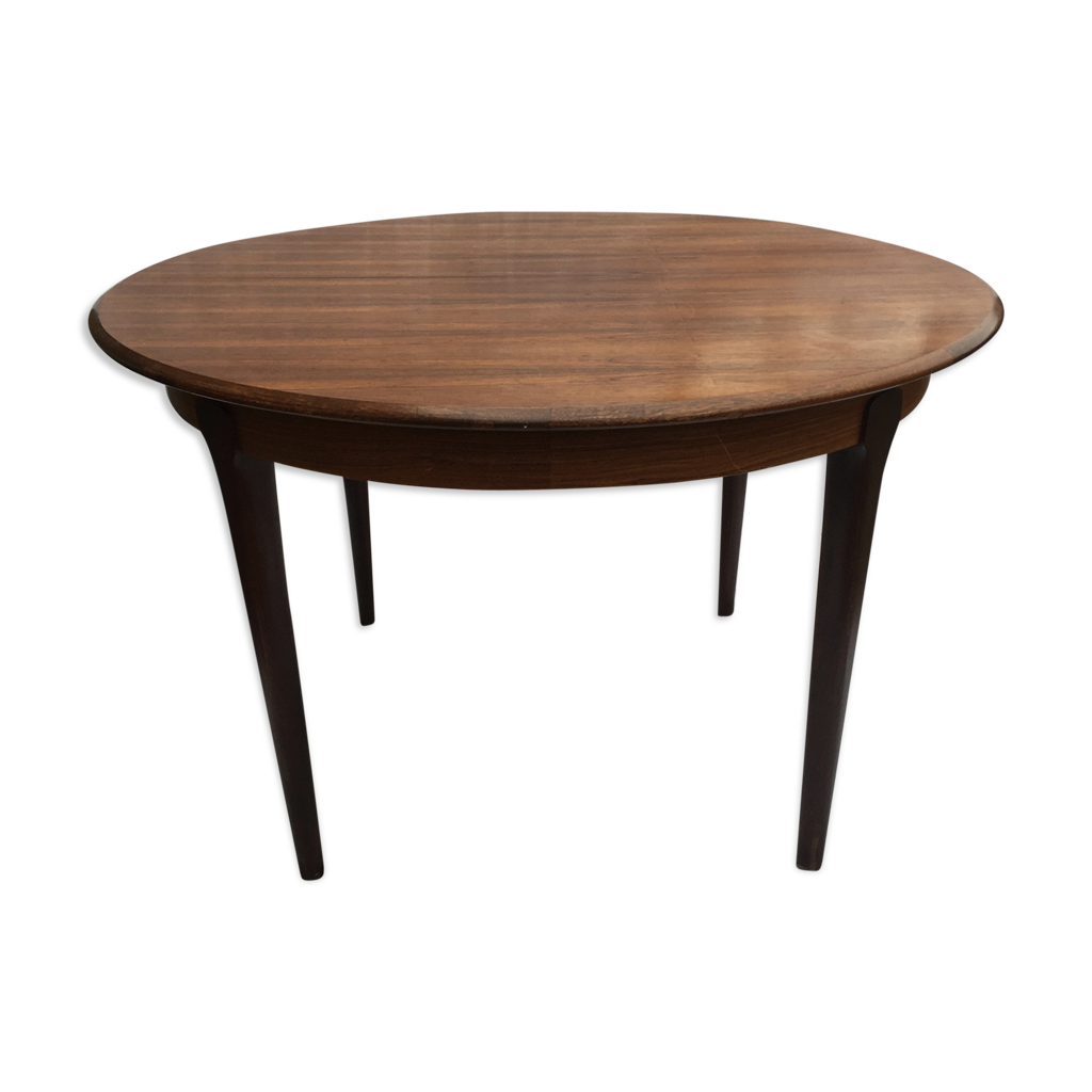 Table ronde scandinave avec rallonge | Selency
