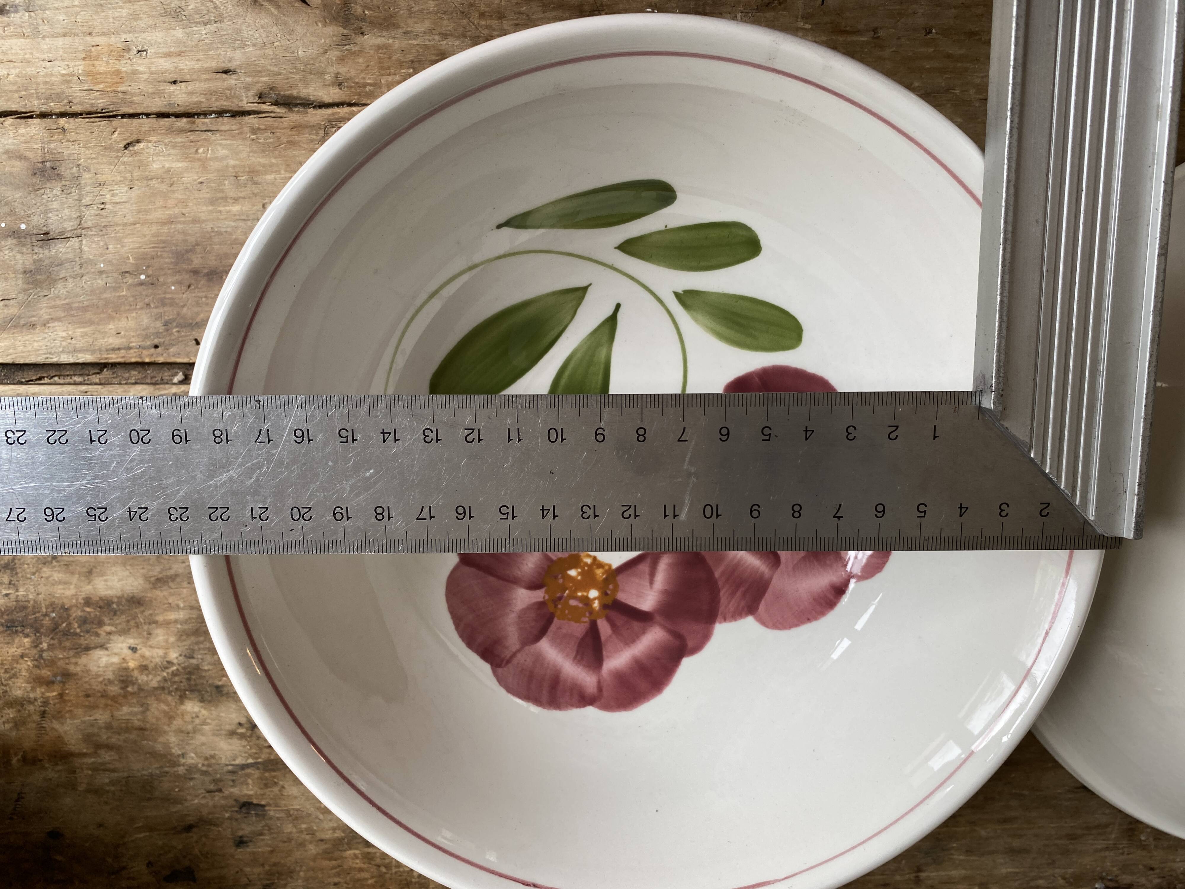 Lot de 3 saladiers peints à la main céramique STOVIT modèle HARIBO ...