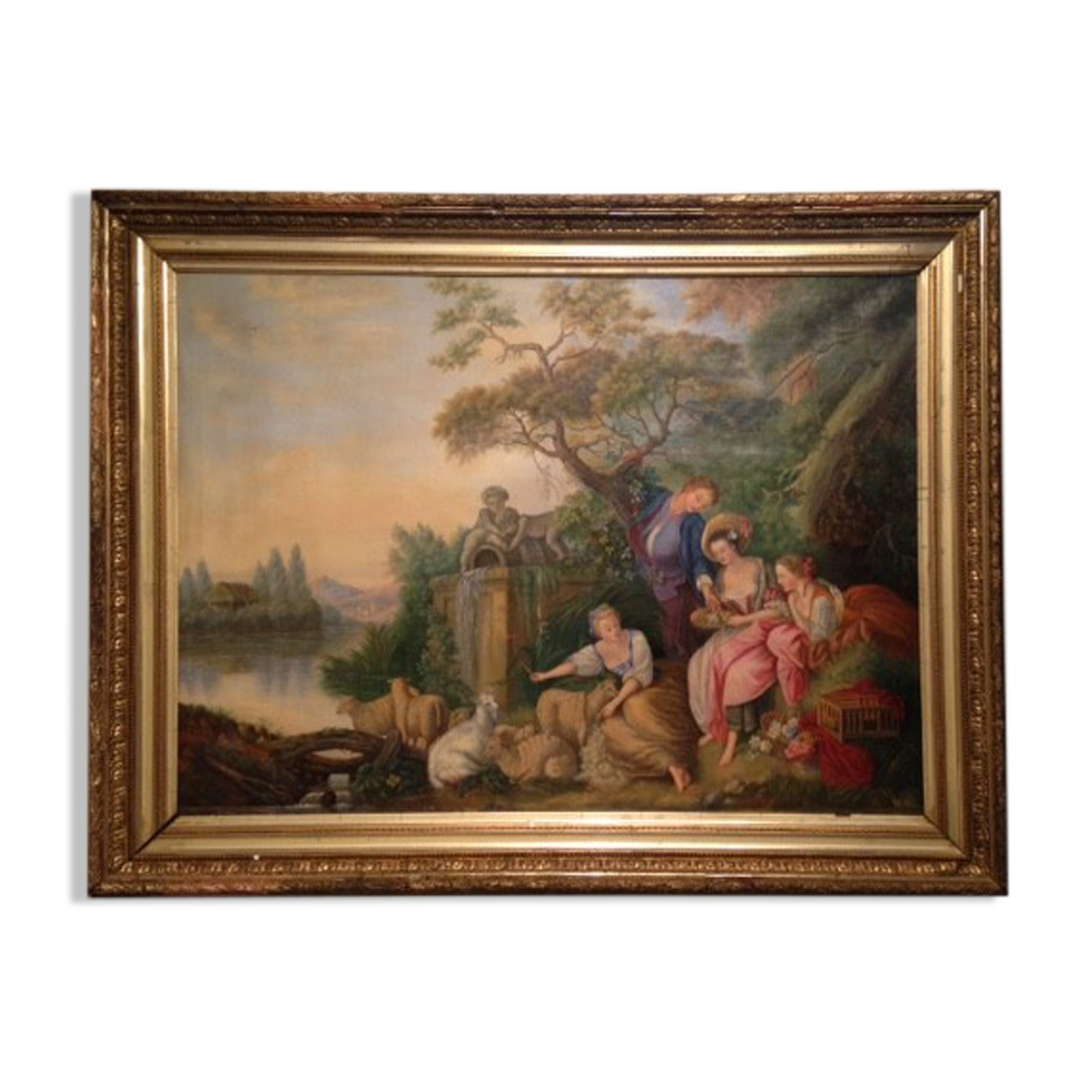 Tableau XIX ème signé Chéradame | Selency