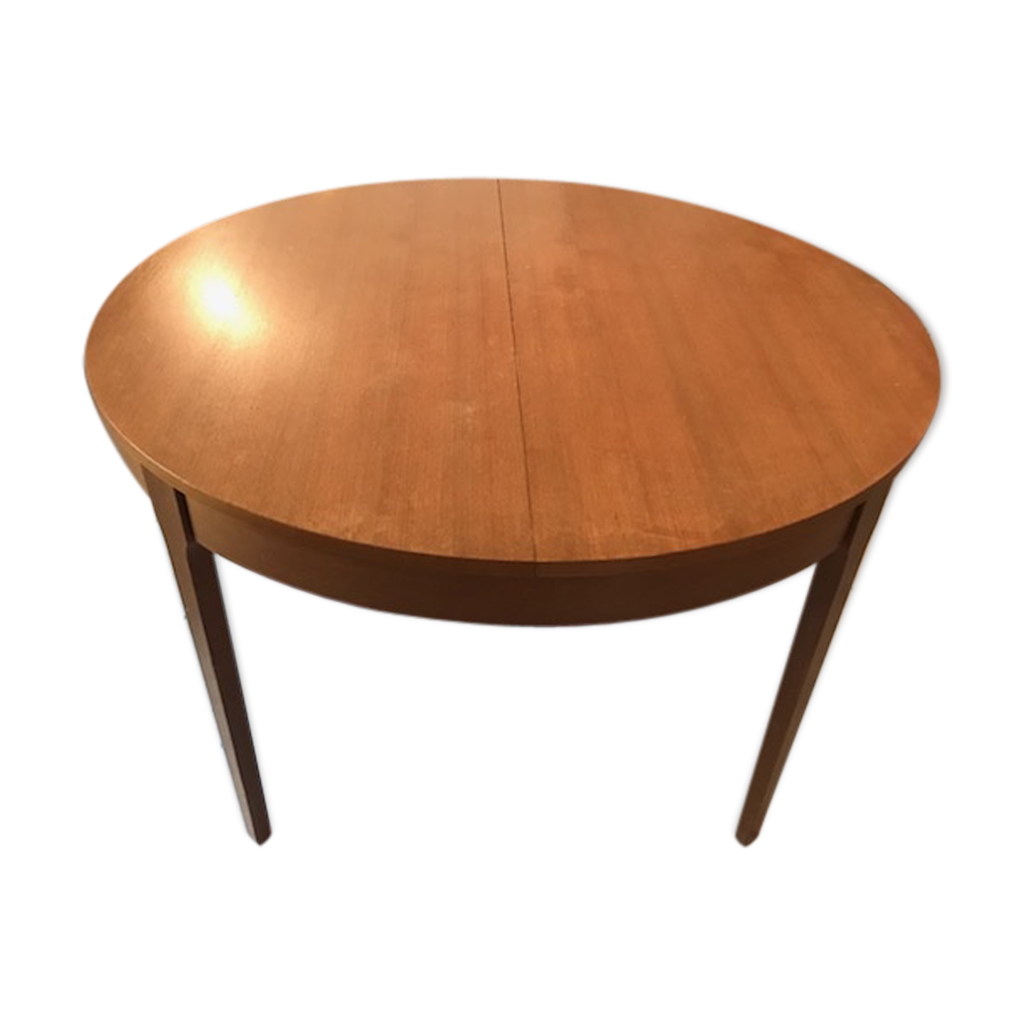 Table ronde scandinave avec rallonge | Selency