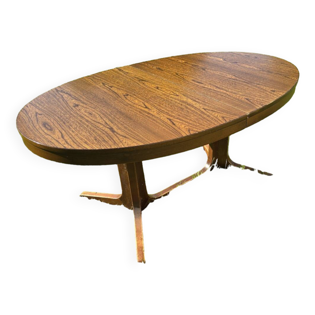 Table ovale extensible Baumann 1960 style scandinave | Selency