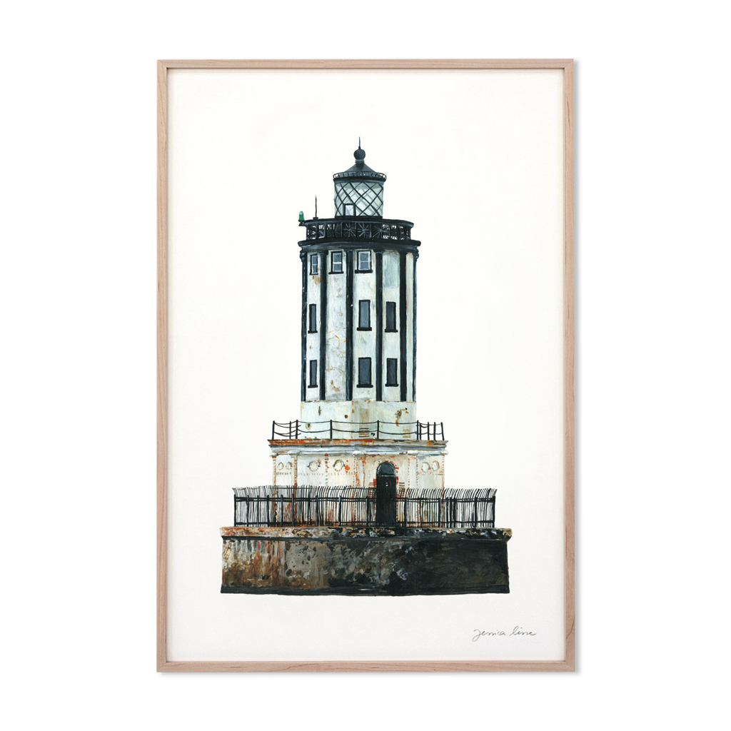 "Charlotte", le phare, tirage d'art 21/29,7 cm | Selency