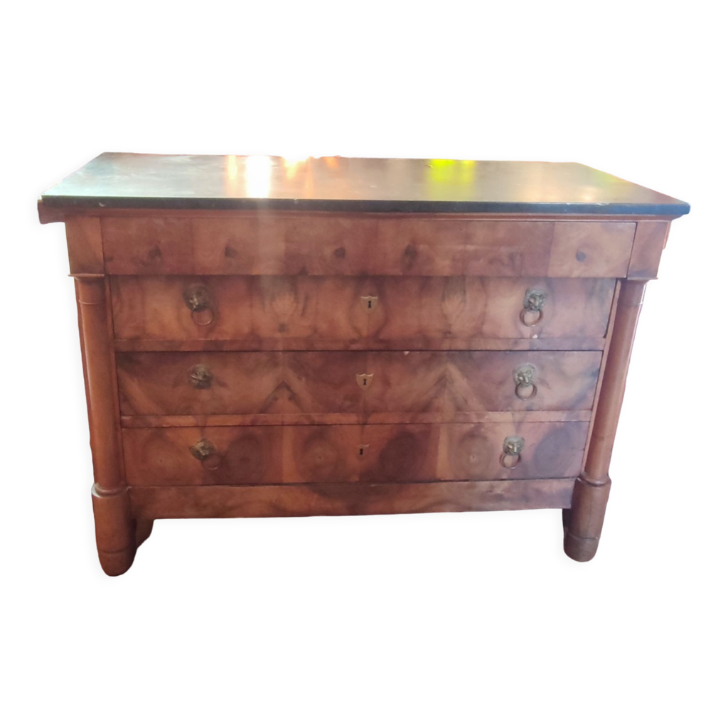 Ancienne commode dessus marbre | Selency