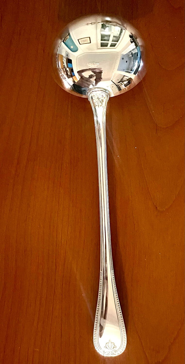 Christofle malmaison ,louche à potage ,couvert de service | Selency