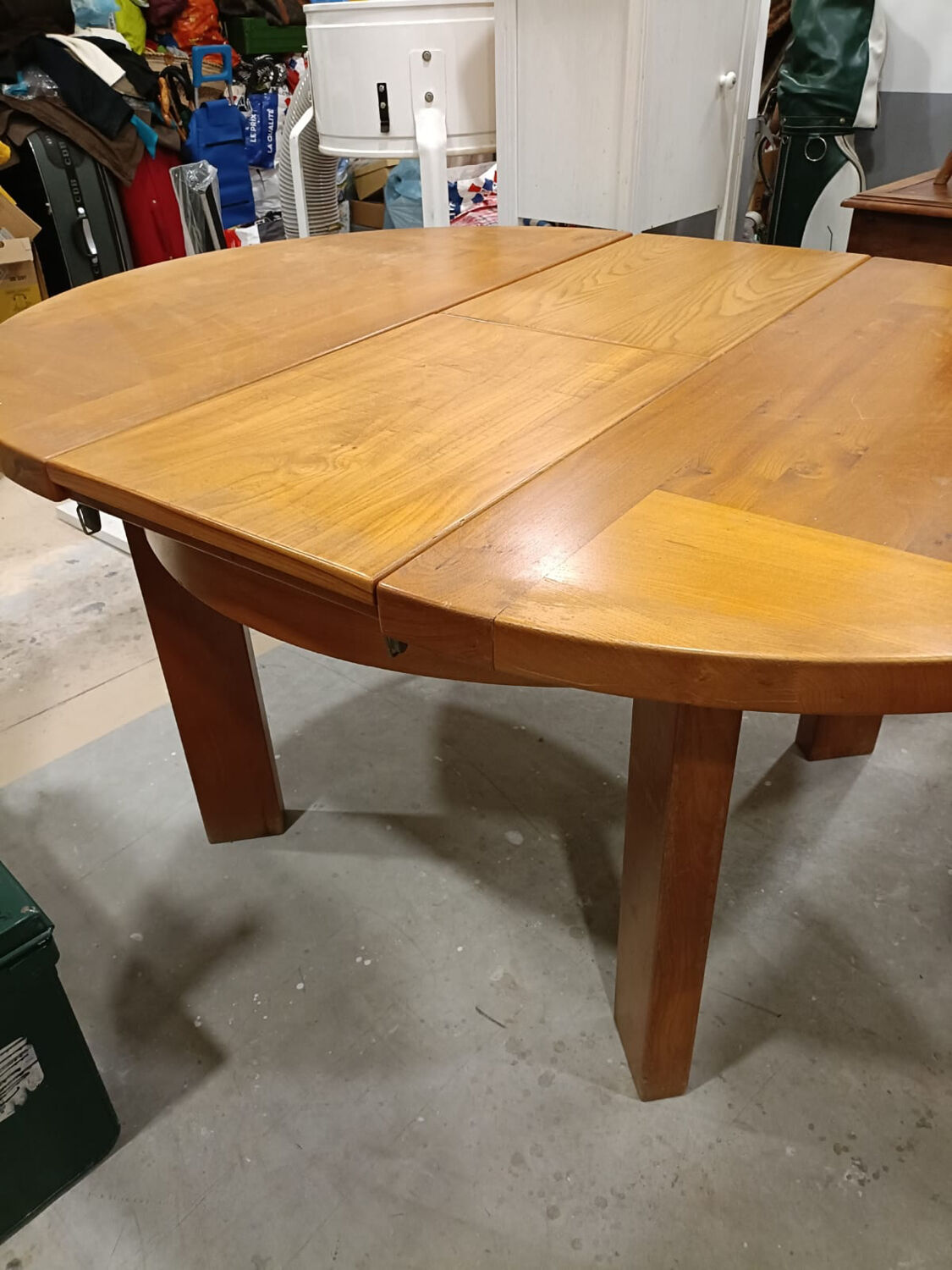 Table à manger en orme massif maison Regain | Selency