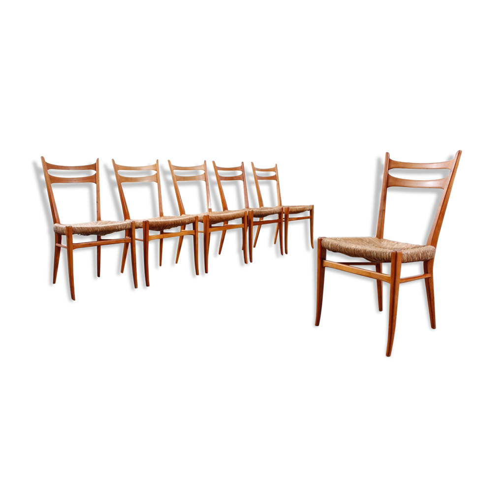 Ensemble de 6 chaises Rockabilly | Selency