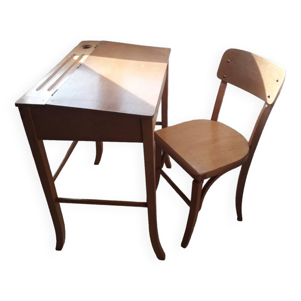 Bureau et chaise enfant Baumann | Selency