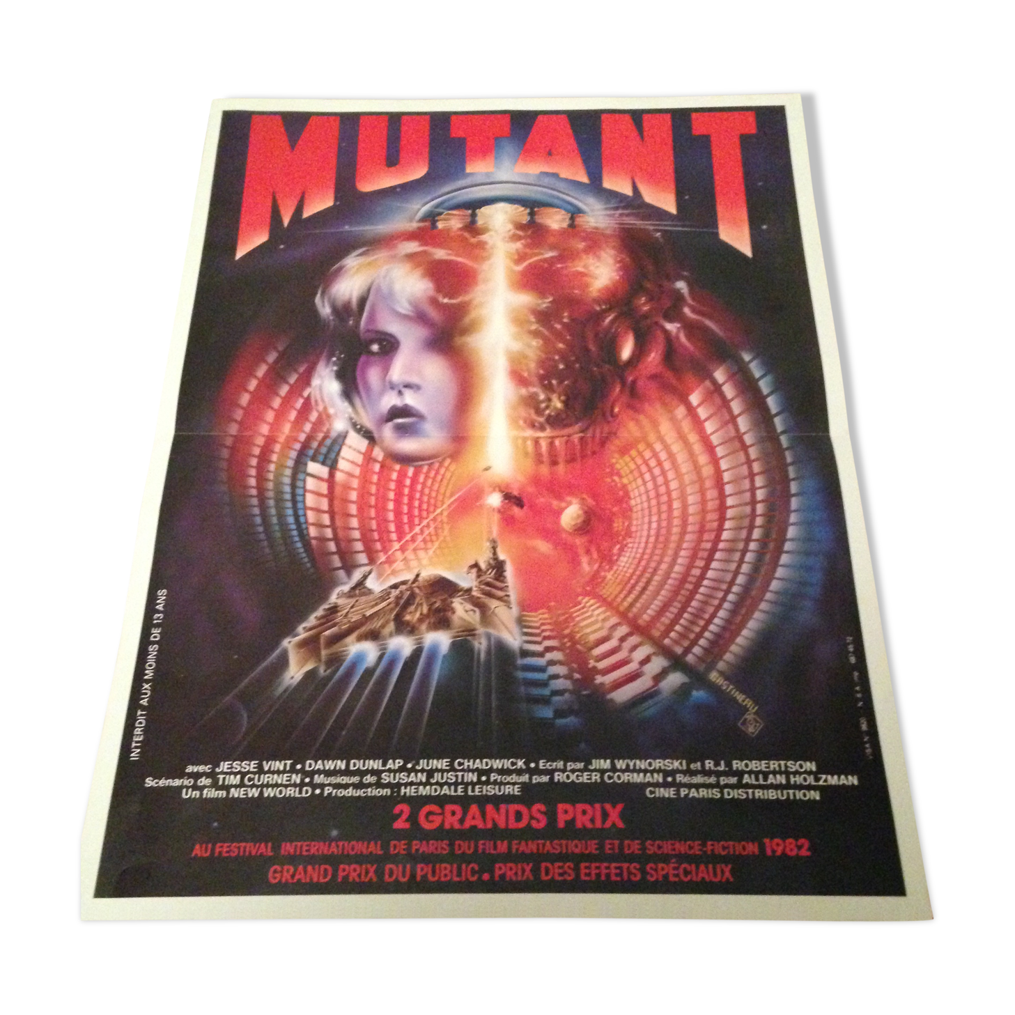 Affiche du film "Mutant" 1982 - 53x29cm | Selency