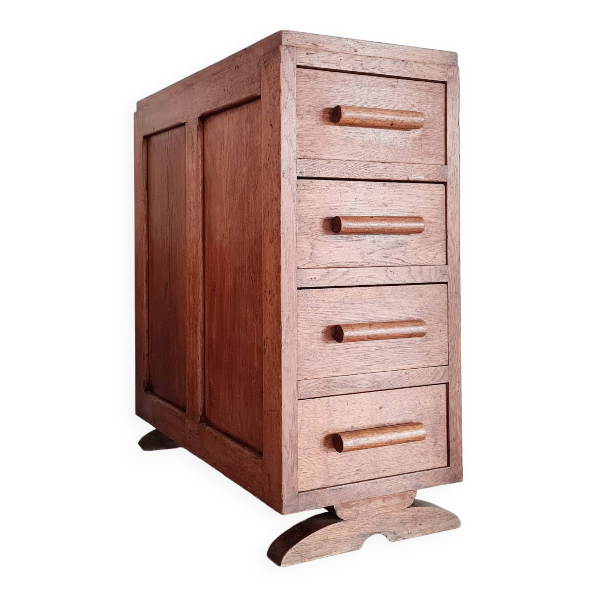 Caisson de rangement ancien commode 4 tiroirs | Selency