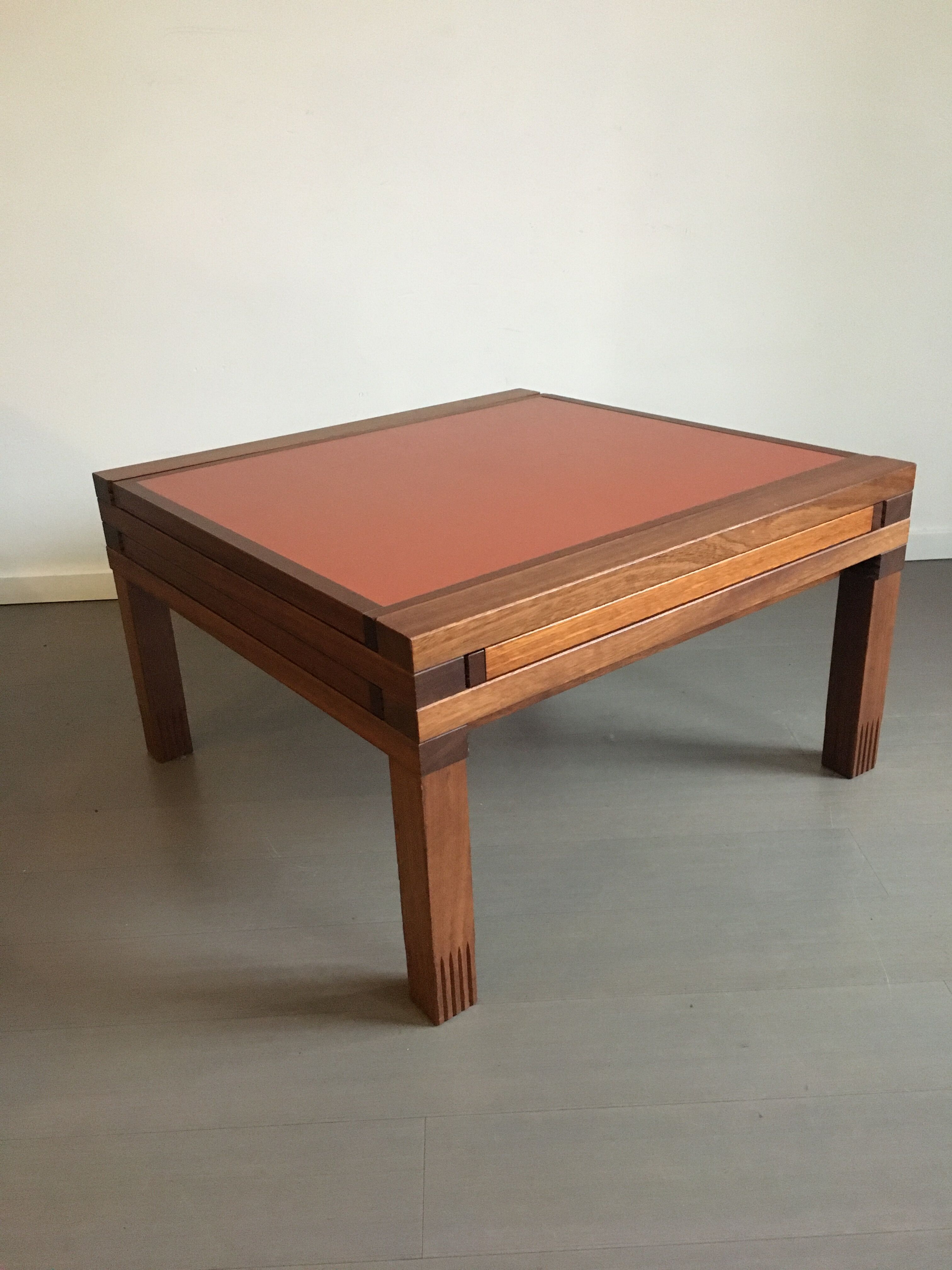 Table basse 'hexa' de bernard vuarnesson pour bellato 1980 | Selency