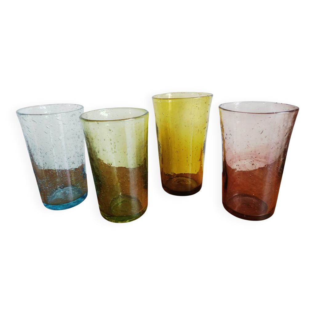 Verres bullés vintages | Selency