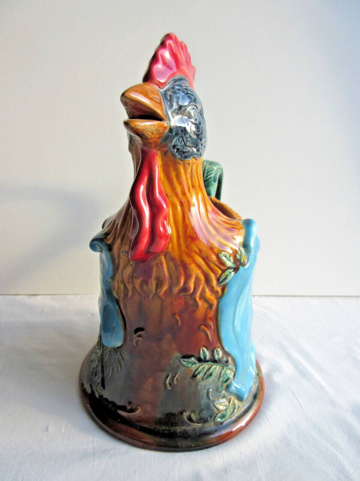 Commemorative pitcher, ceramic water pot coq le gaulois "long live ...