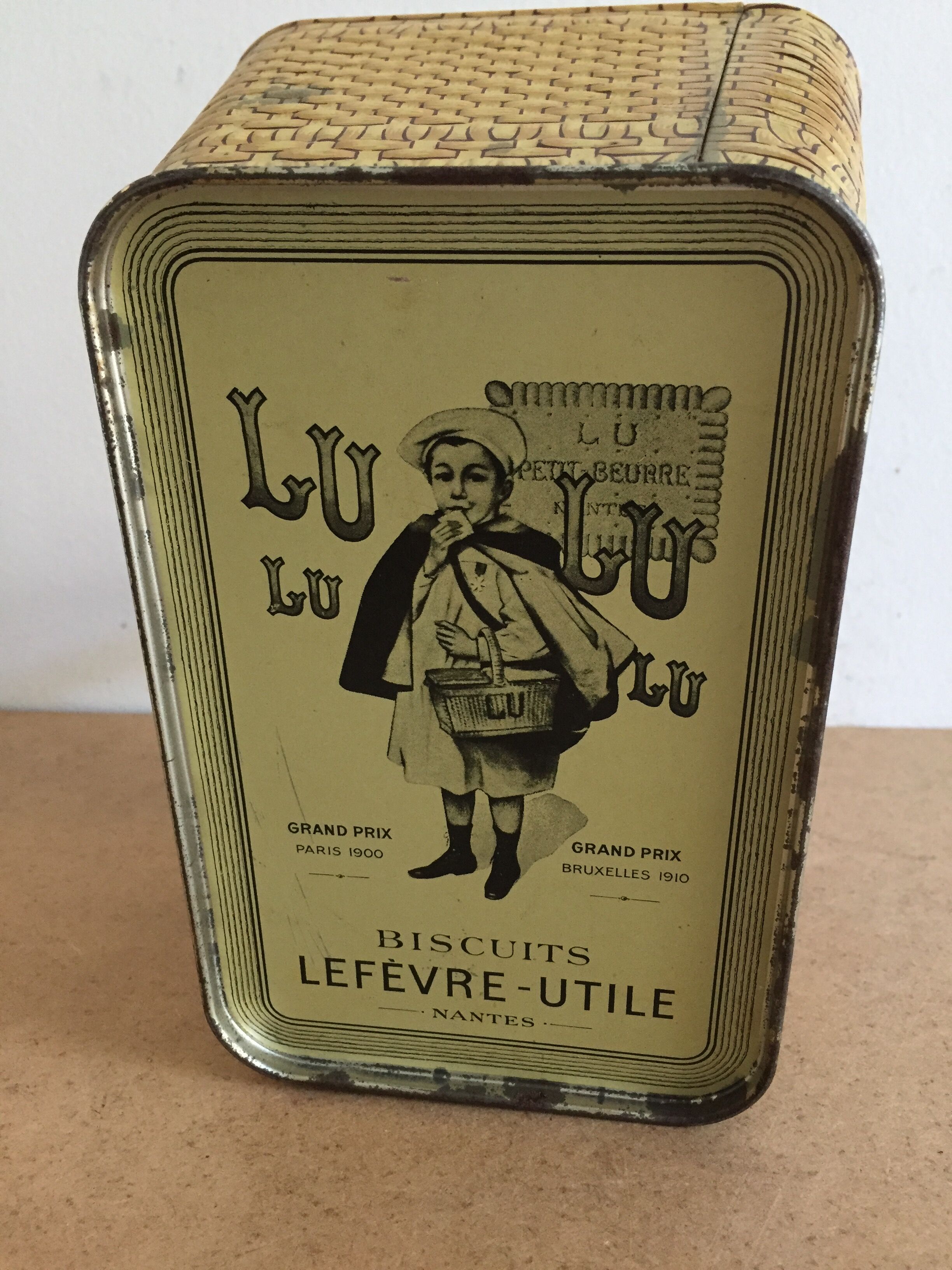 Ancienne boîte à goûter Lu, biscuits Lefevre | Selency
