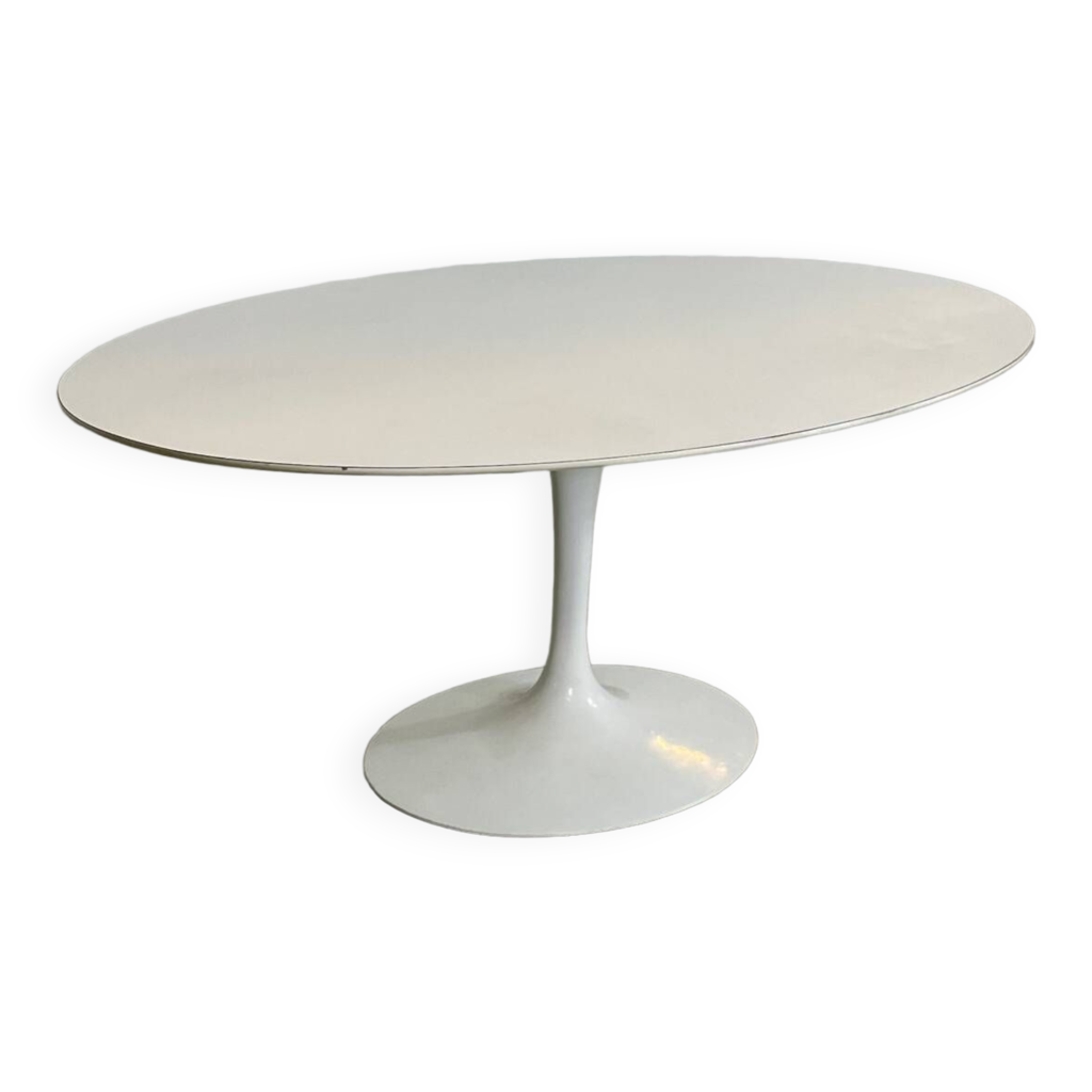 Table de Salle à Manger Ovale Tulipe par Eero Saarinen pour Knoll | Selency