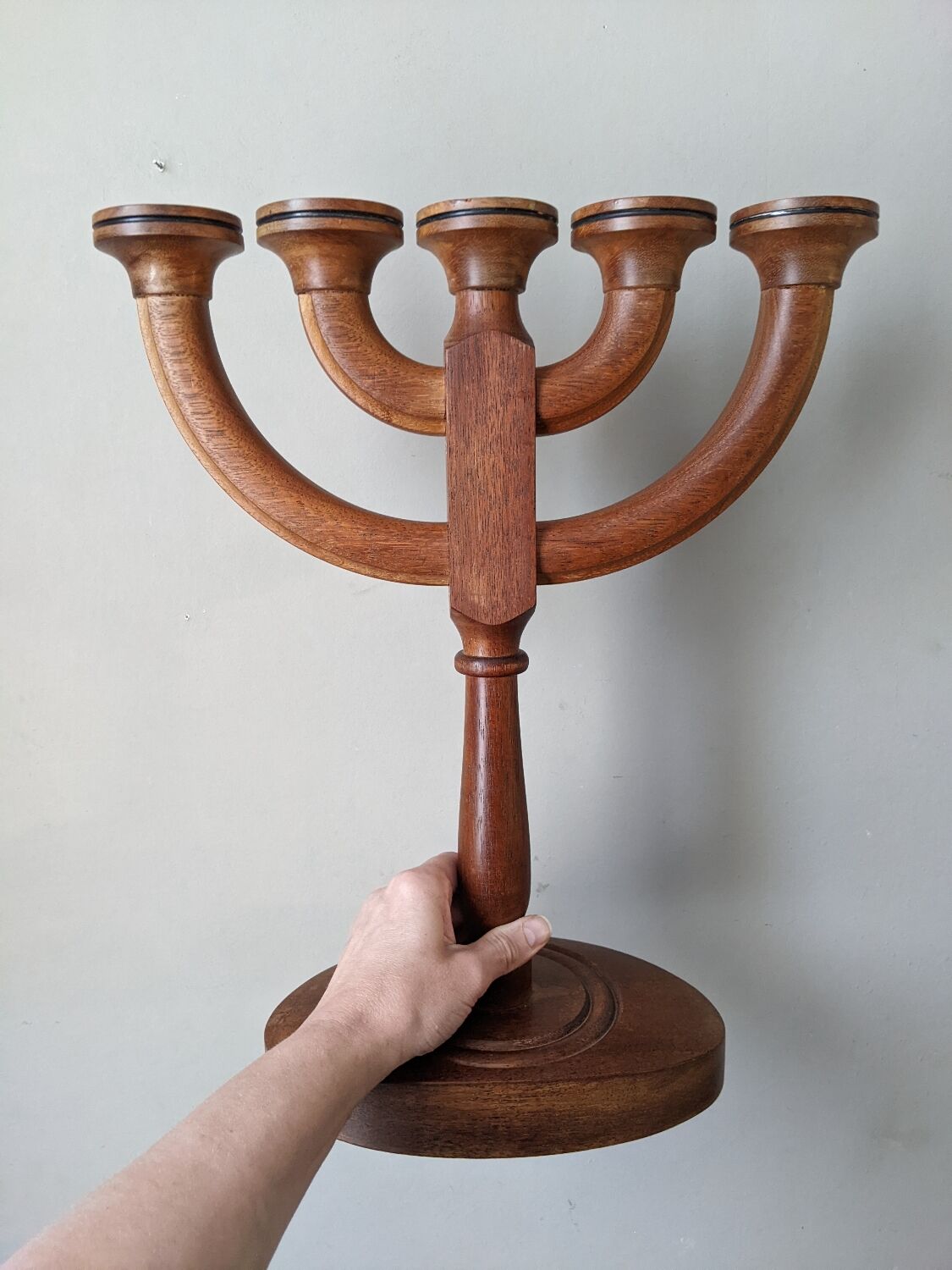 Chandelier en bois décoration campagne scandinave | Selency