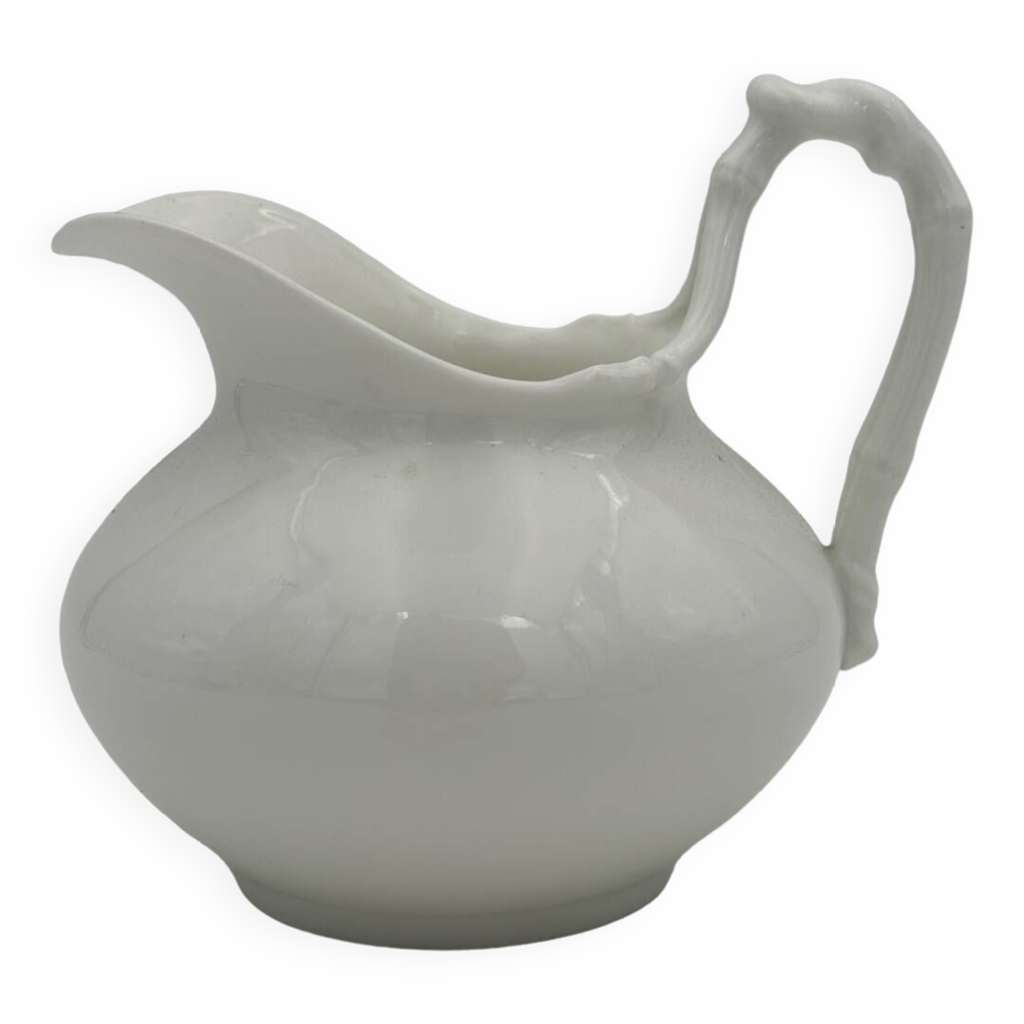 Crémier, pot à lait vintage porcelaine blanche | Selency