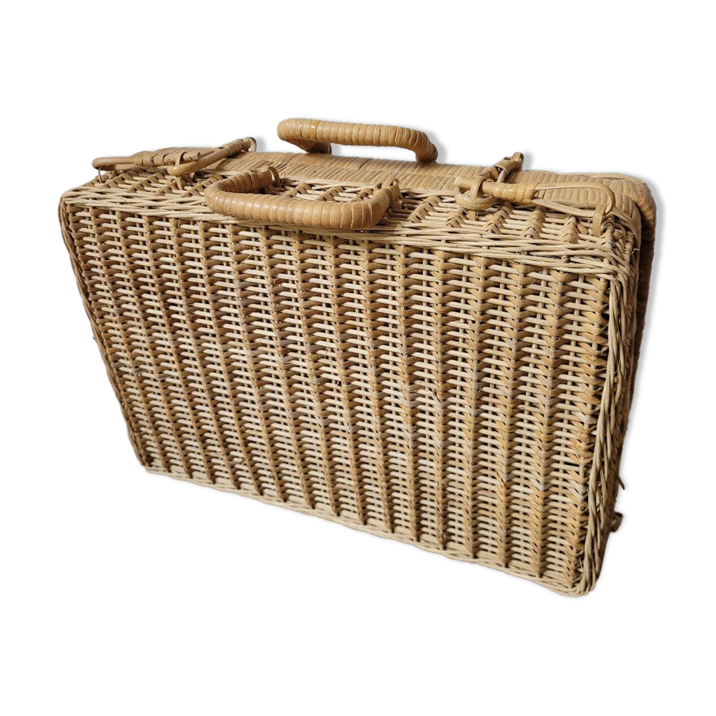 Valise en osier | Selency