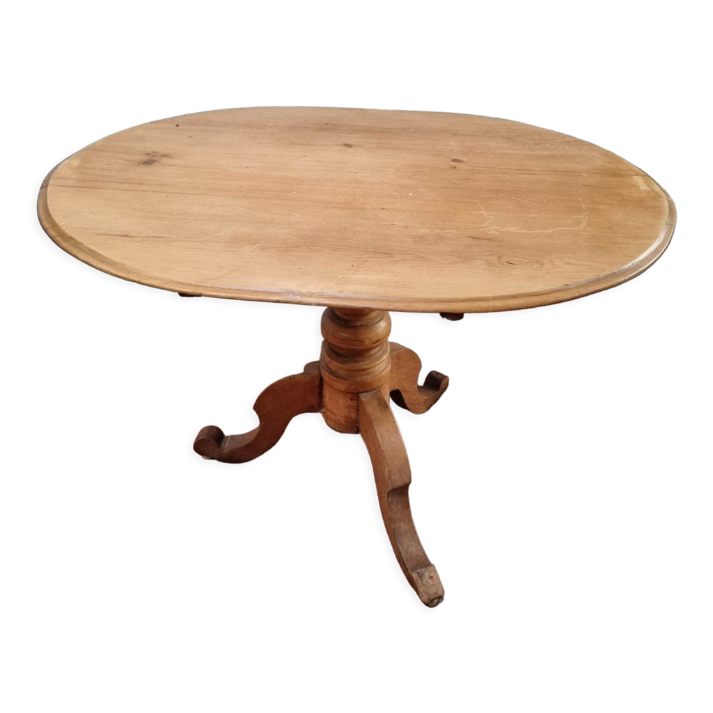 Table ronde en pin | Selency