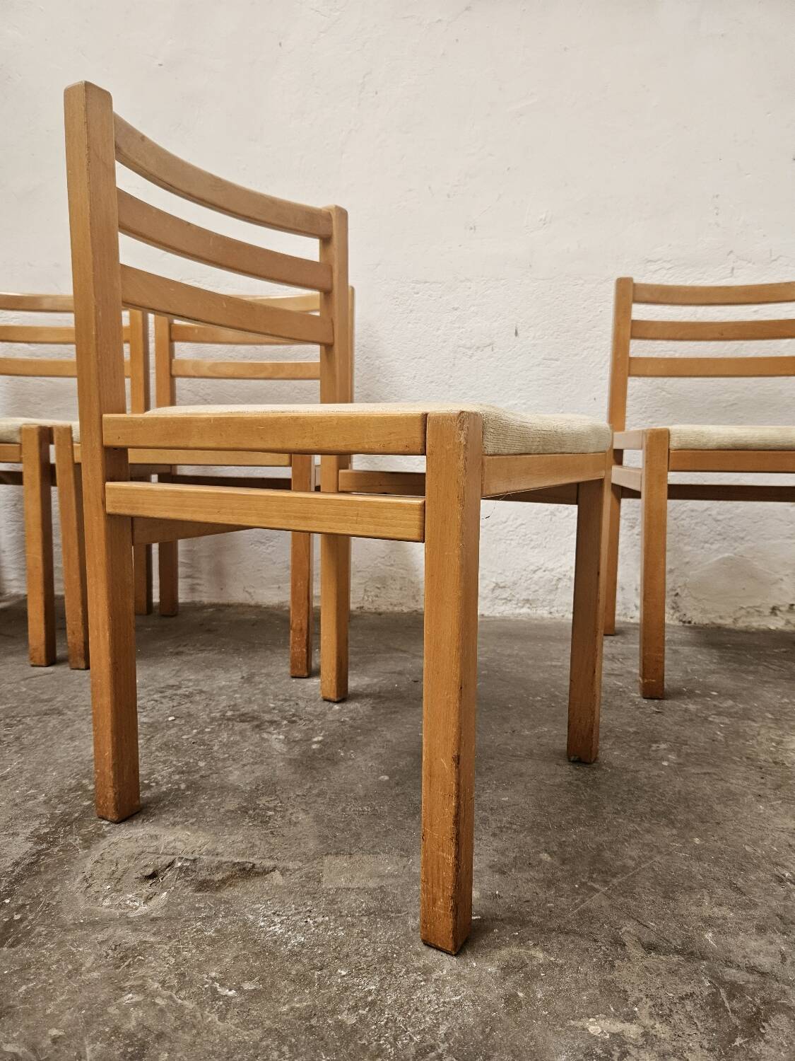 Lot de 6 chaises suédoise 1970" | Selency