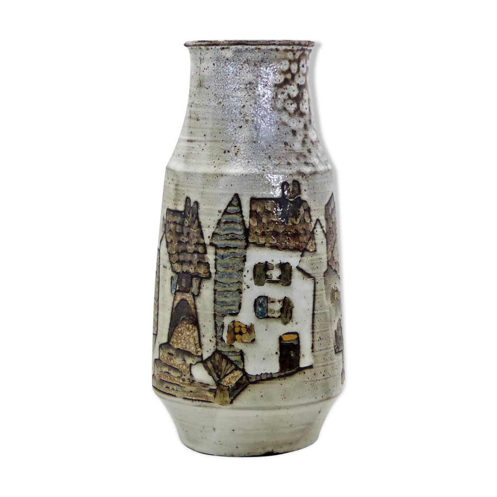 Vase of Paul Quéré "The Minotaur" ceramic 1960 | Selency