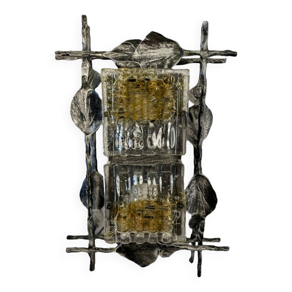 Brutalist Wall Lamp by Tom Ahlström & Hans Ehrlich for A+E Leuchte from 1960'~70' | Selency