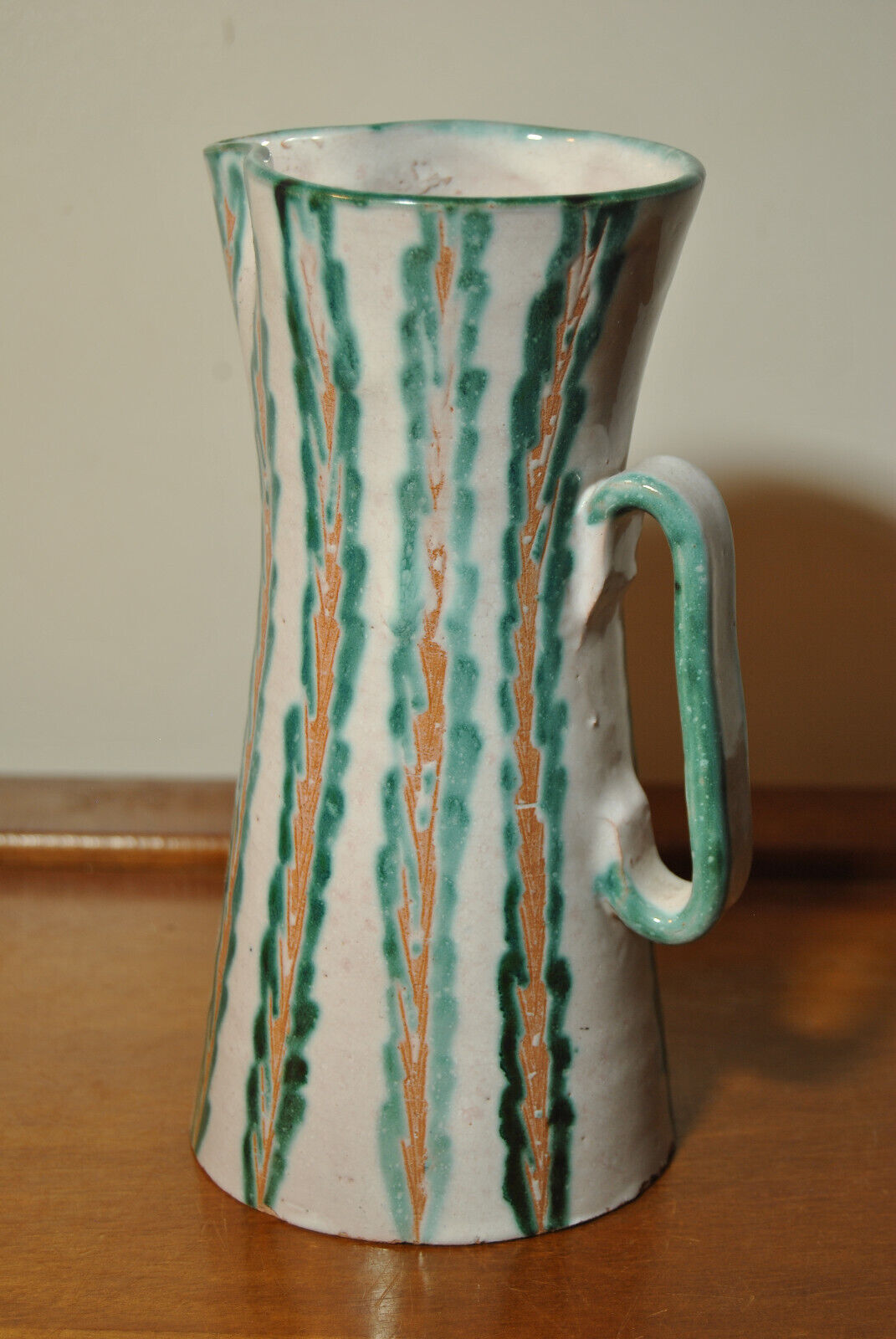 Vase pichet faïence céramique Charles Voltz Vallauris sud France | Selency