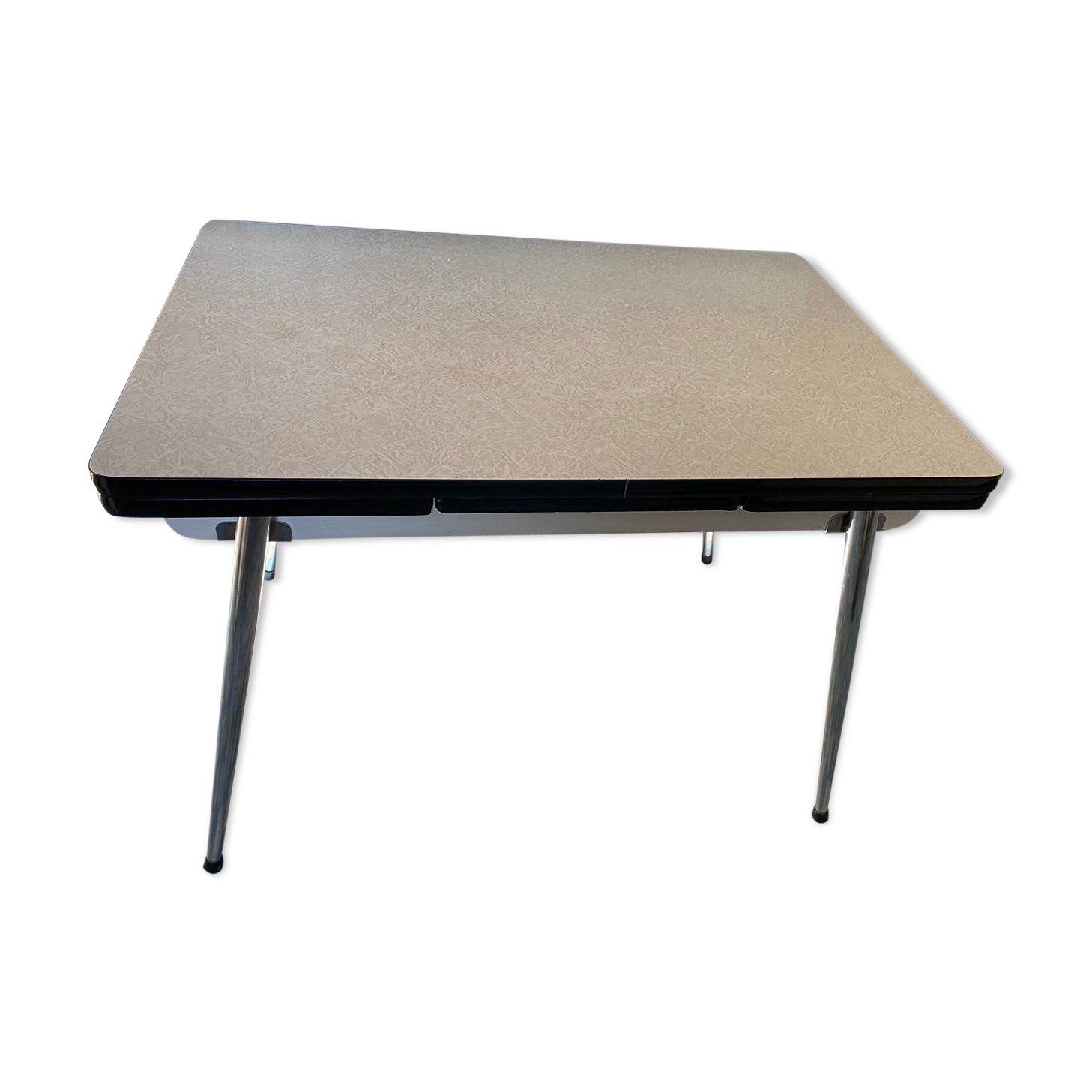 Table formica avec rallonges et tiroirs | Selency