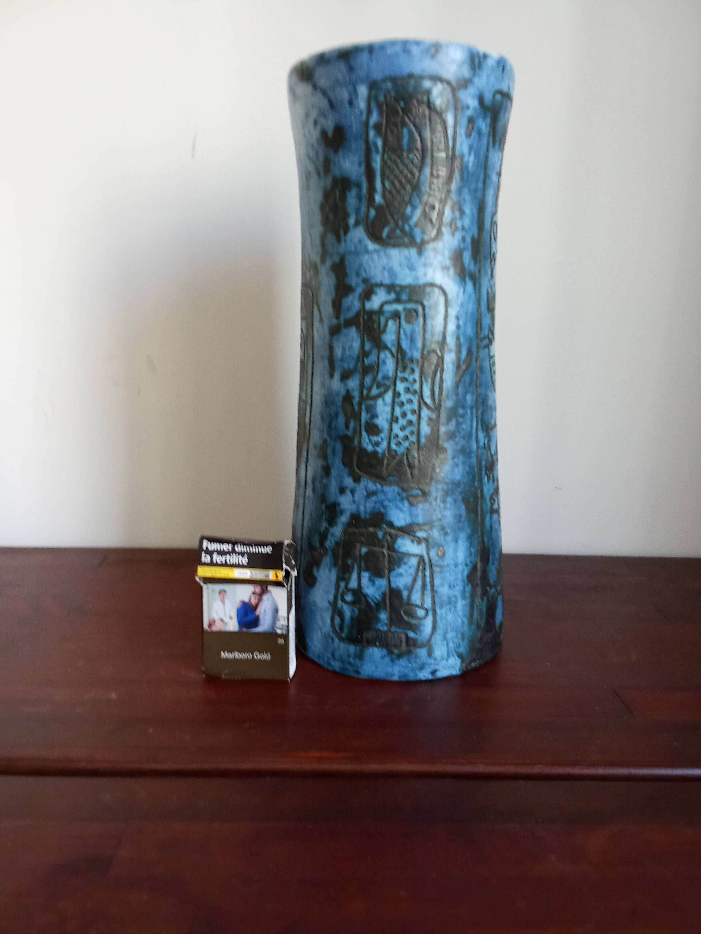 Vase rouleau de Jacques Blin | Selency