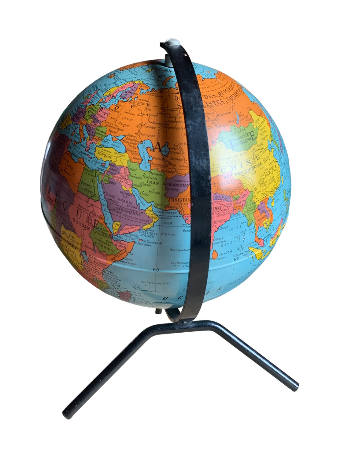 Globe rotating world map | Selency