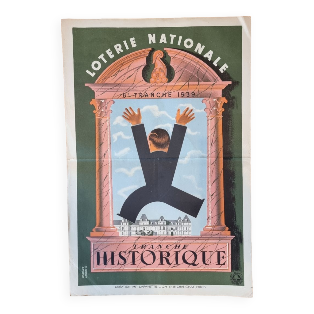 Affiche de la loterie nationale | Selency