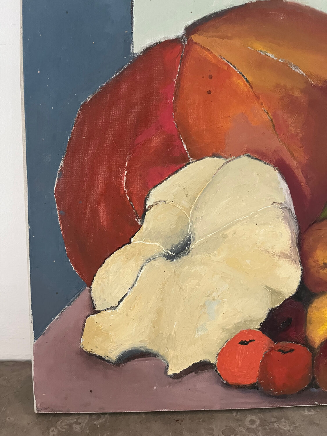 Nature morte d’automne, huile sur toile contresigné Laffargue | Selency