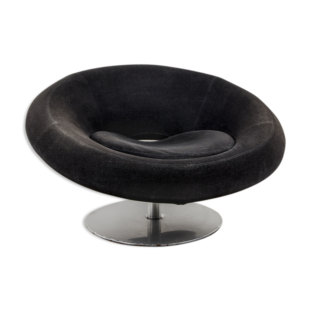 Chaise pivotante de lune contemporain conçu par M. Manzoni-R.Tapinassi ...