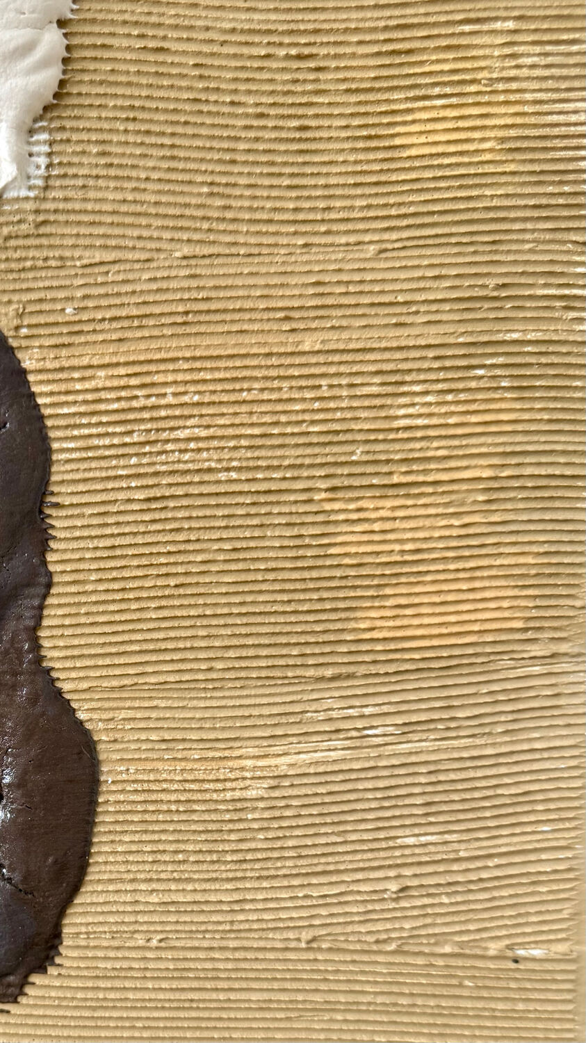 Silver Memory- Peinture sur toile texturée contemporain | Selency