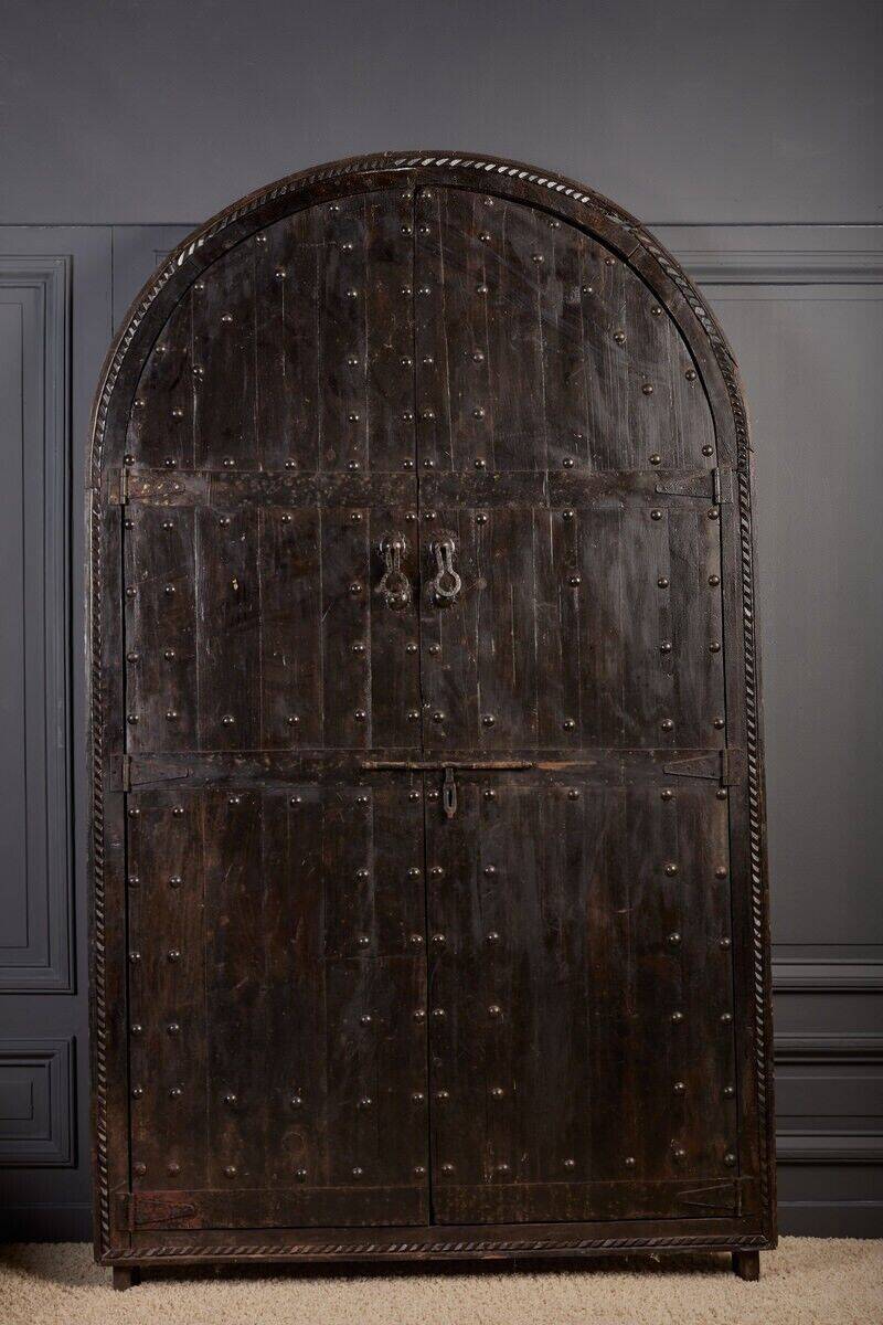 Porte arche orientale XXe ornementée de ferronnerie | Selency