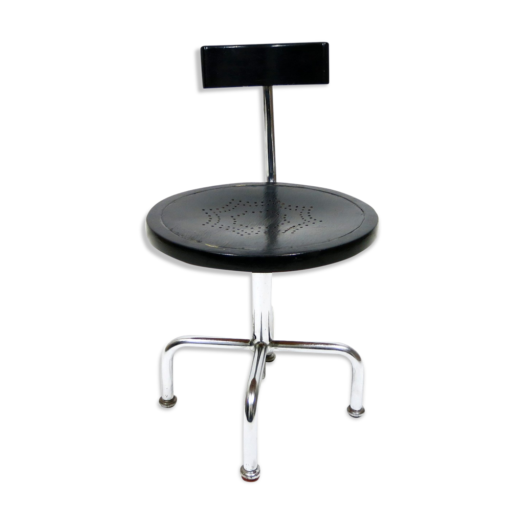 Chaise d’architectes avec cadre tubulaire en acier, hauteur réglable ...