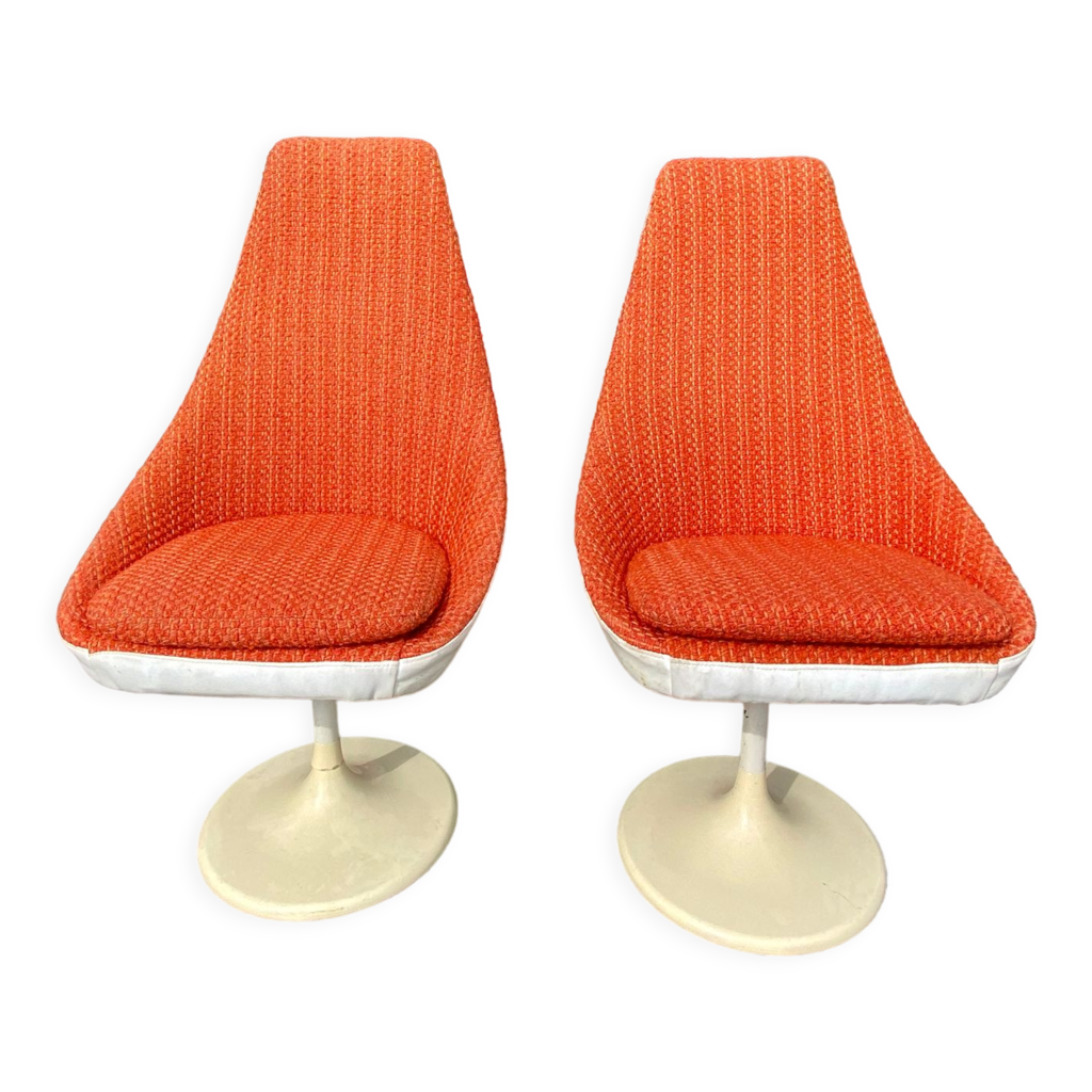 Paire de chaises pour Lush Erzeugnis vers 1970 | Selency