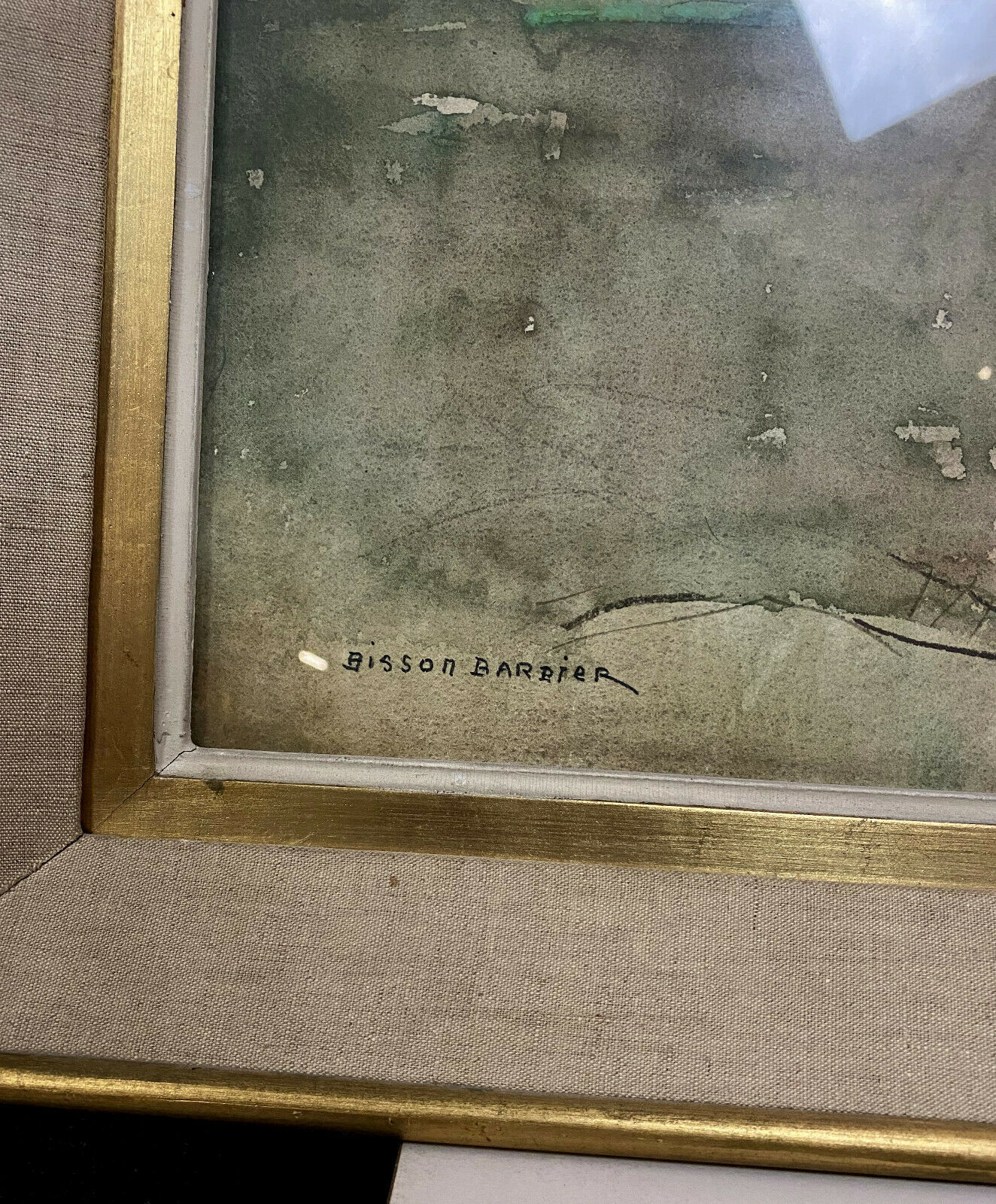 Antoine Bisson Barbier, aquarelle signée | Selency