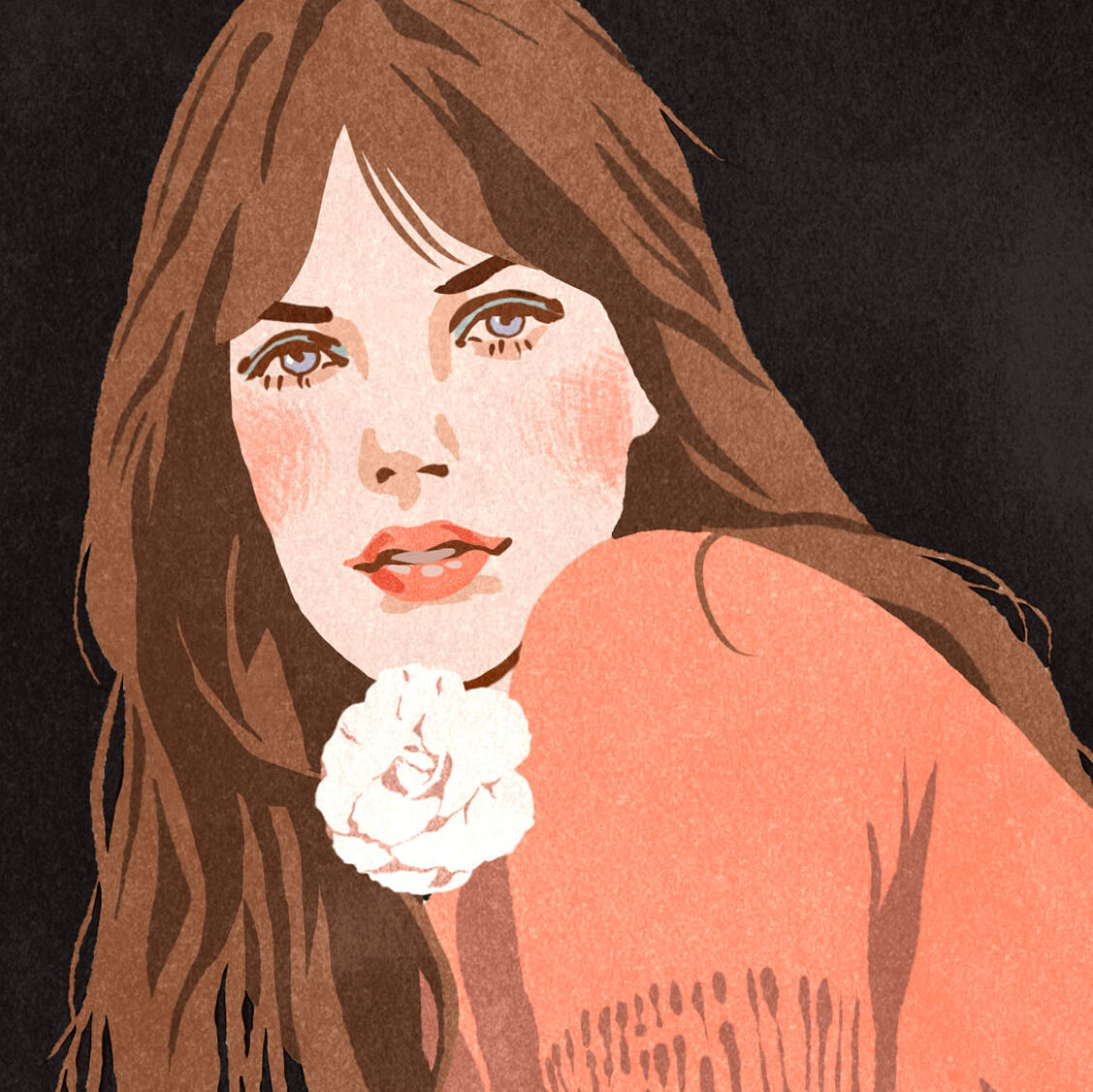 Jane Birkin illustration A3 | Selency