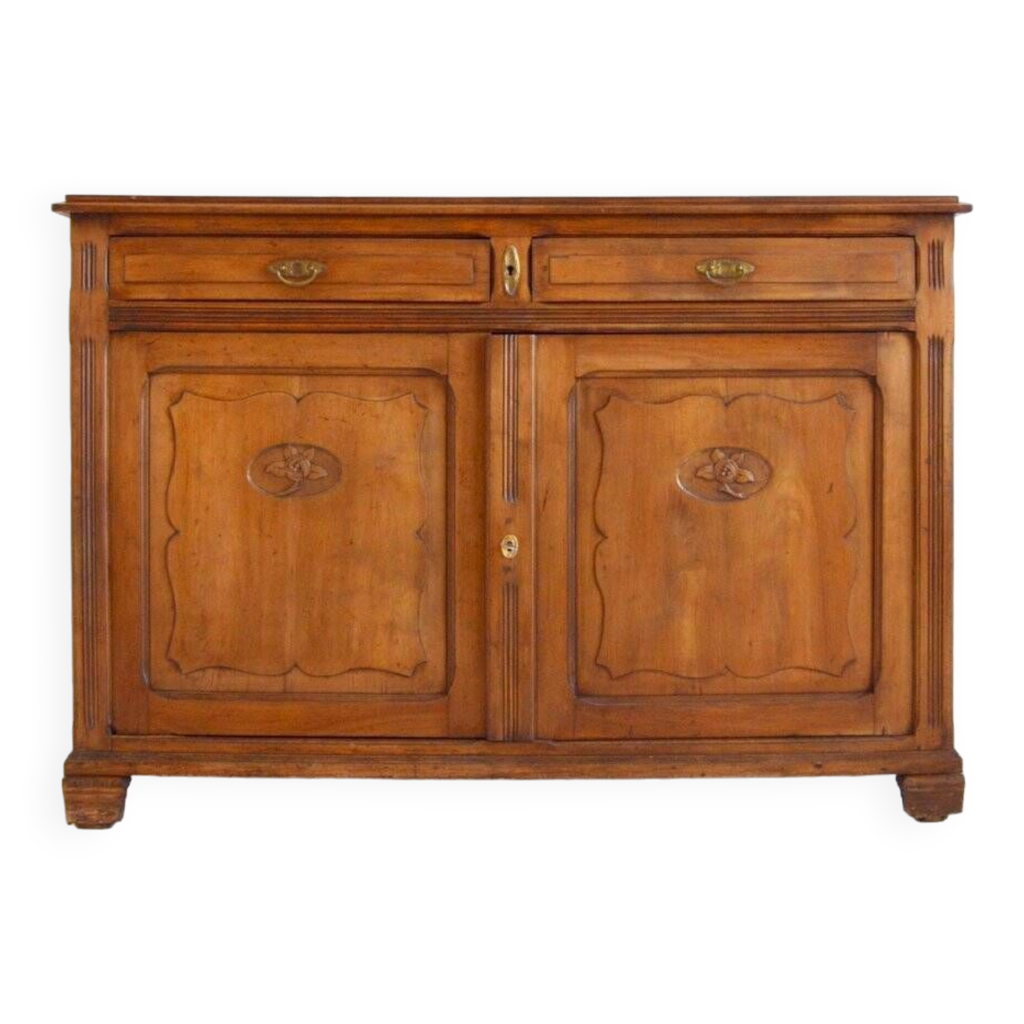 Old vintage Parisian 2-door cabinet / sideboard 1930 in its original ...