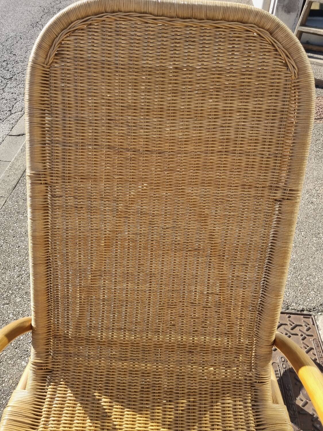 Rocking chair rotin vintage | Selency