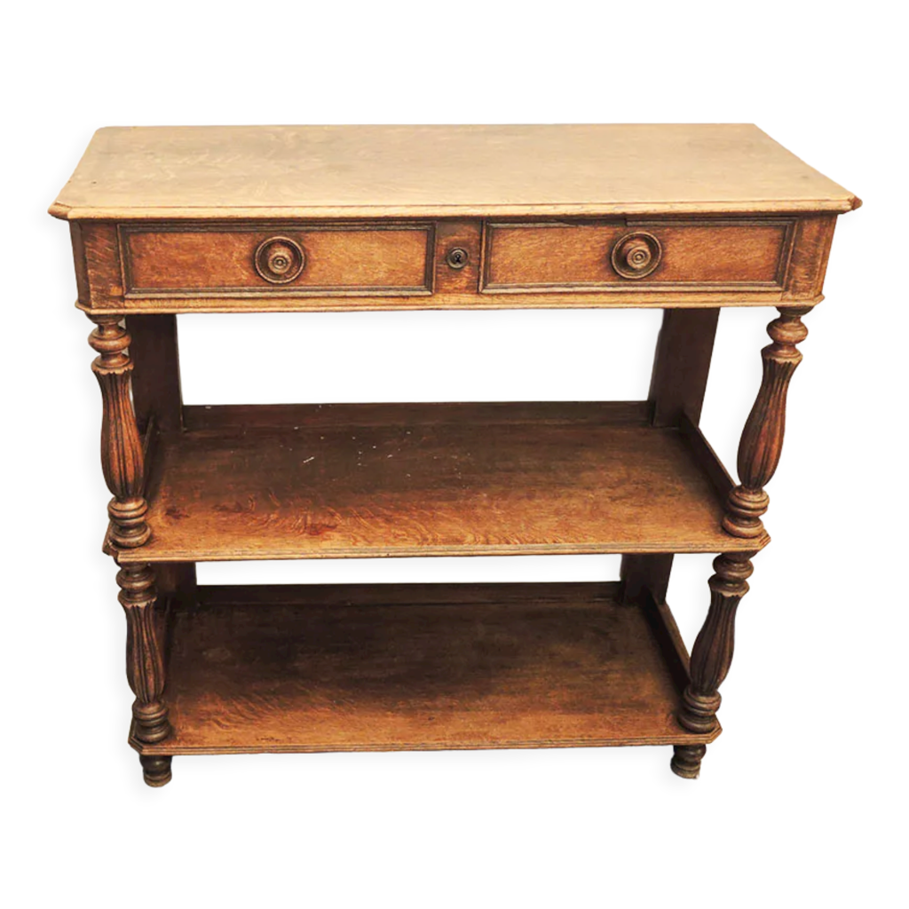 Ancienne console en bois massif | Selency