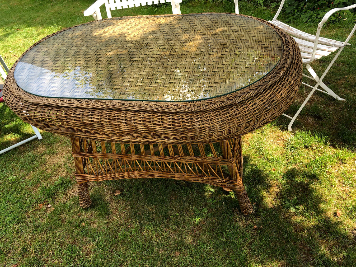 Table en osier | Selency