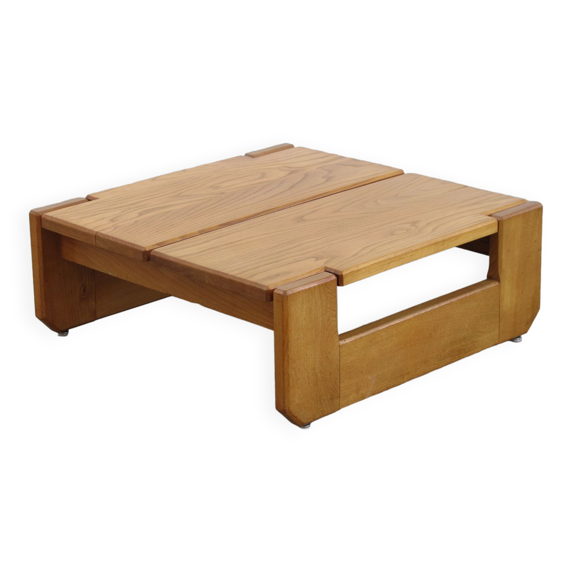 Table basse en orme massif | Selency