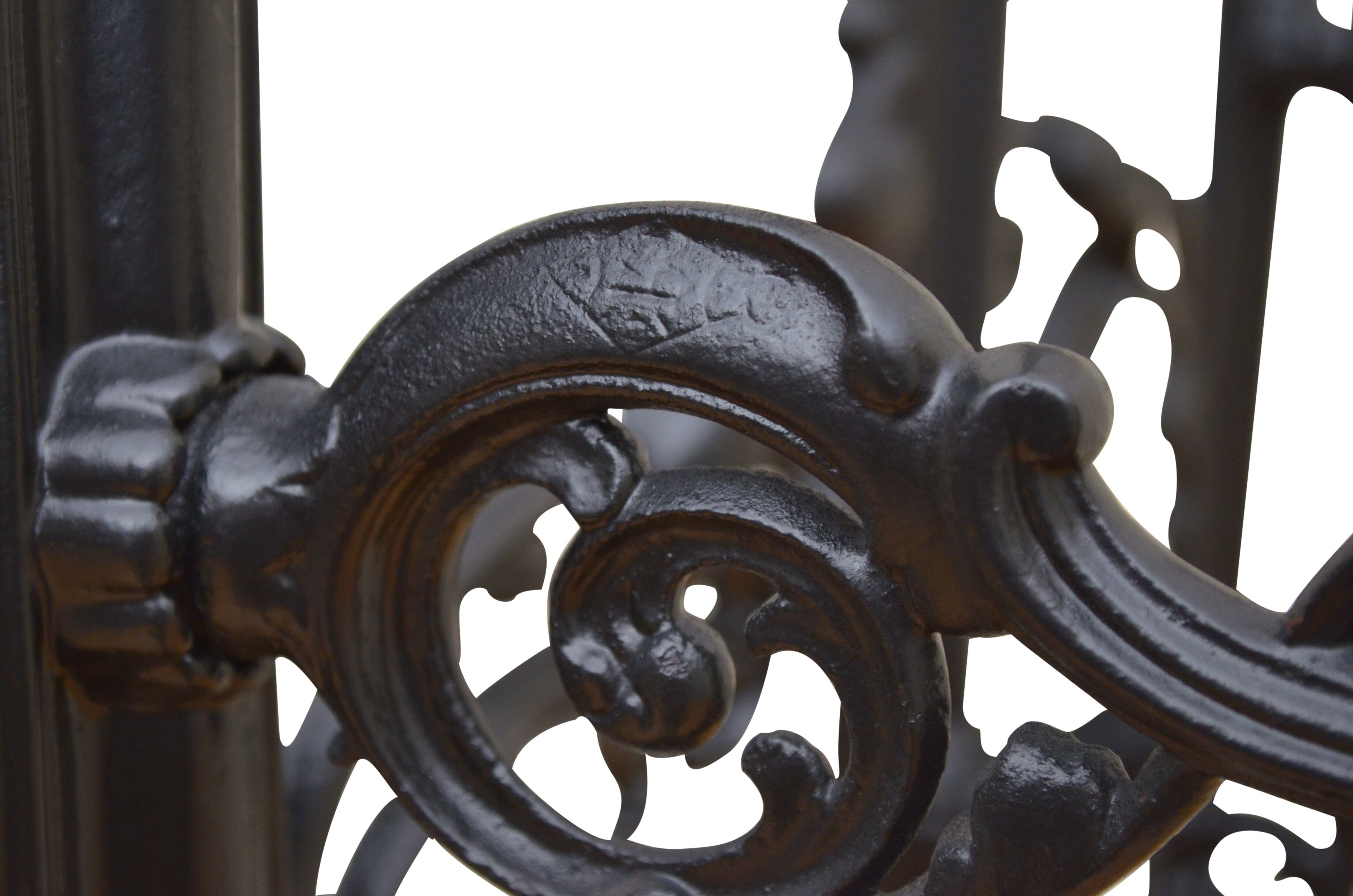 Coalbrookdale style cast iron hall stand | Selency