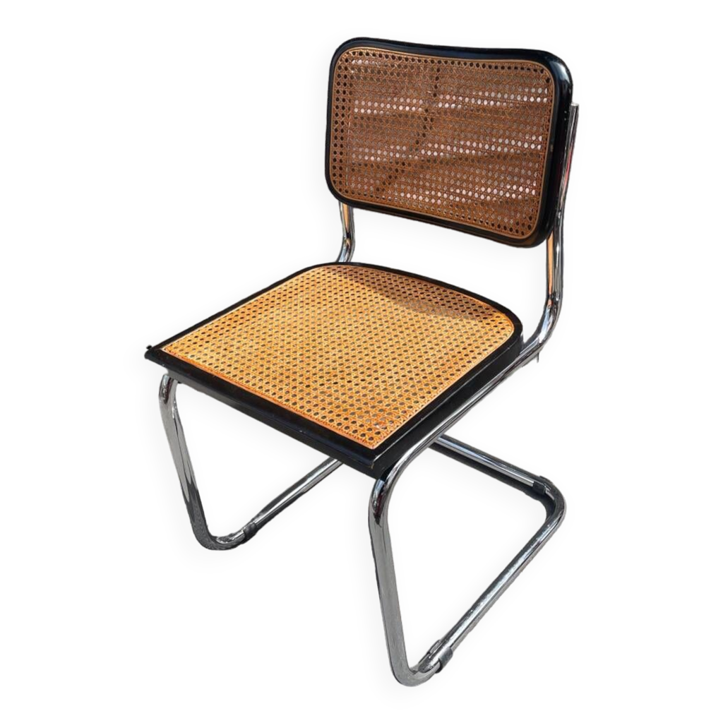 Chaise Marcel Breuer noire B32 cesca | Selency
