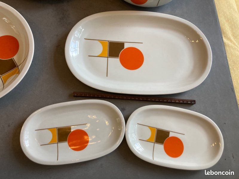 Service de table Vaisselle Porcelaine vintage 1960 | Selency