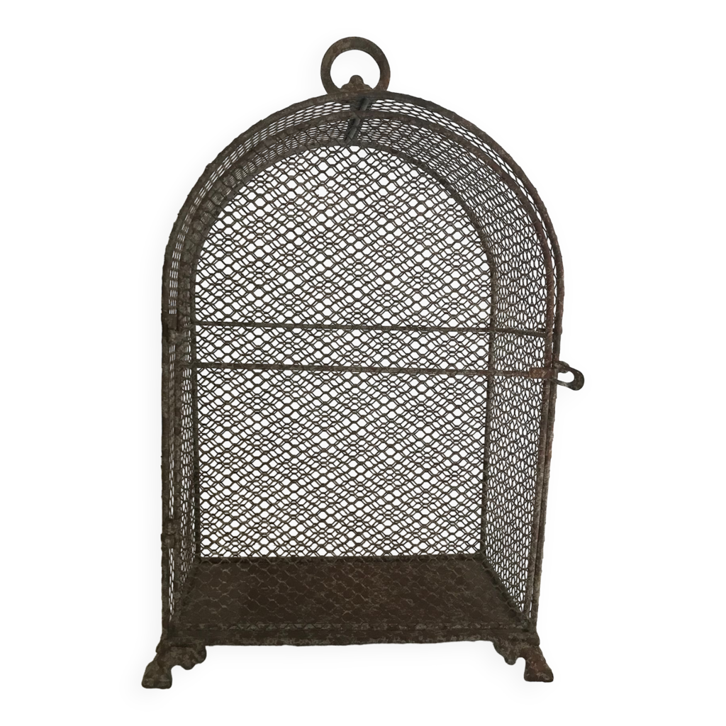 Cage décorative en métal . | Selency