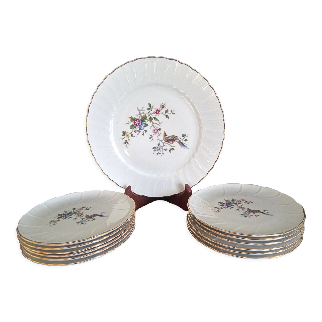 Service à desserts pour 12 personnes Bernardaud & Co. Limoges France ...