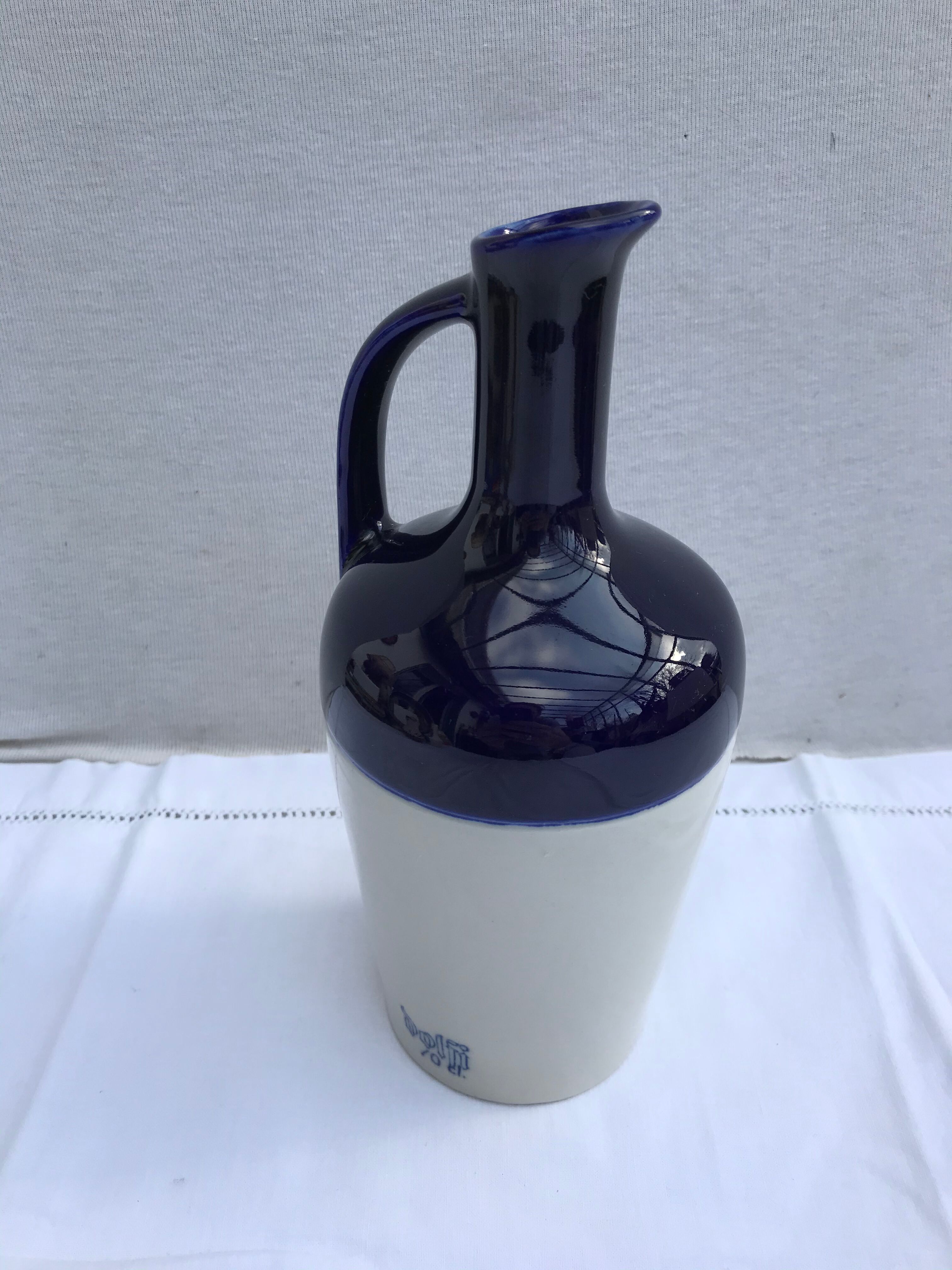 Ancienne bouteille dolfi 70cl céramique | Selency