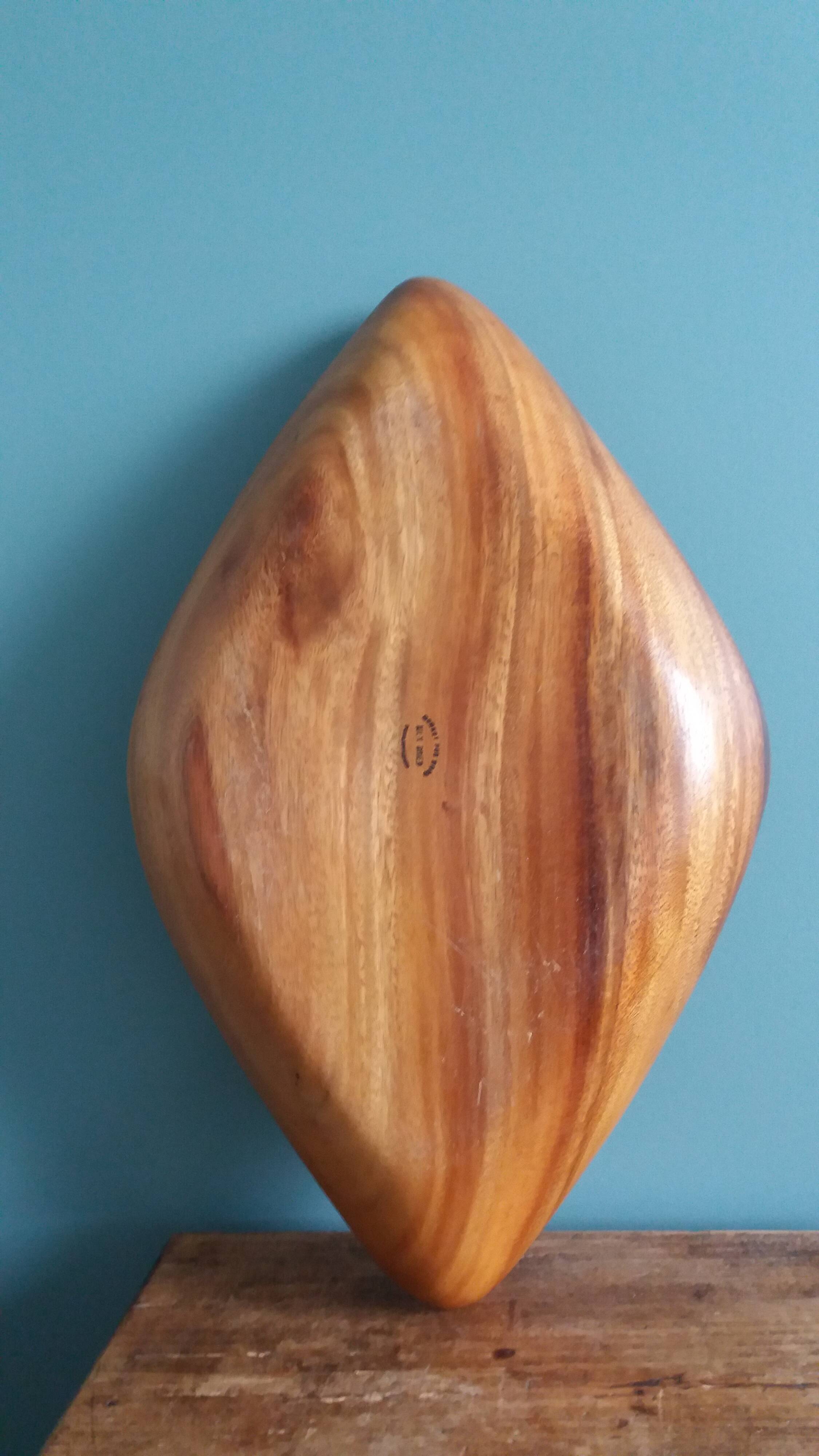 Coupe à fruits vide-poche en Monkey Pod Wood, Phillipines | Selency
